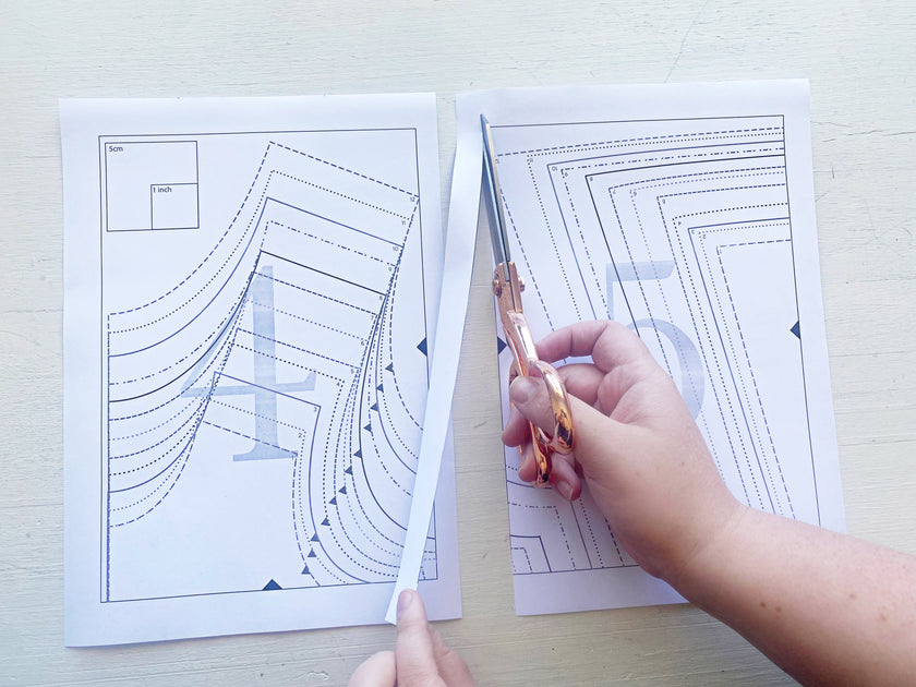 How to assemble your pattern pieces – Wild Seeds Patterns